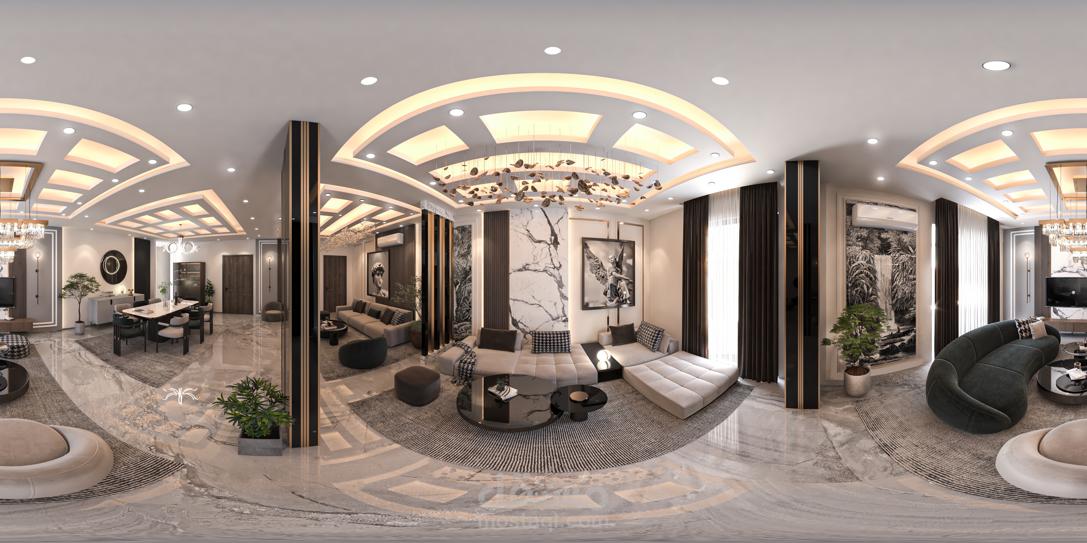 3D panorama for Reception 360° | مستقل