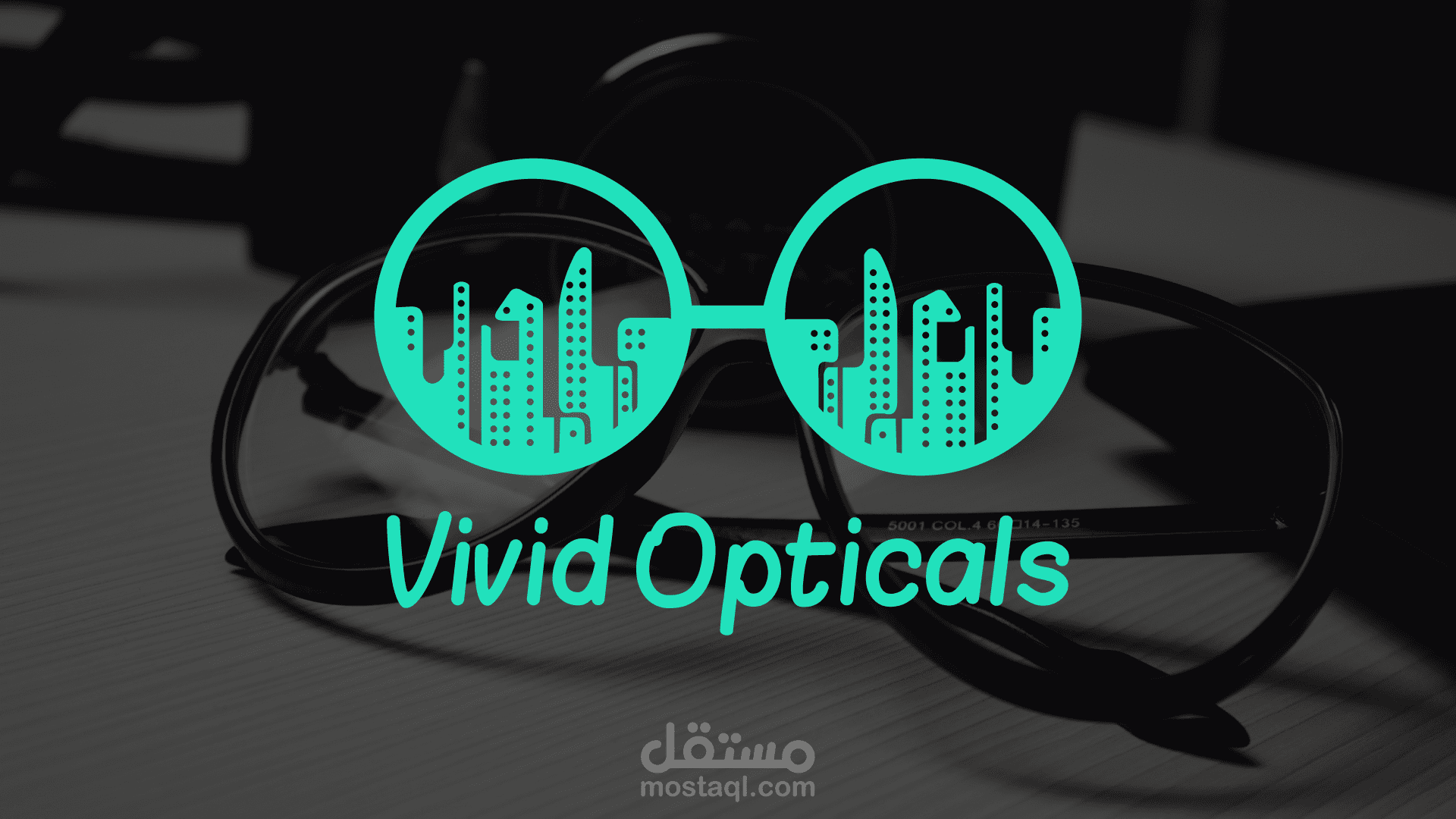 Vivid Opticals brand identity | مستقل