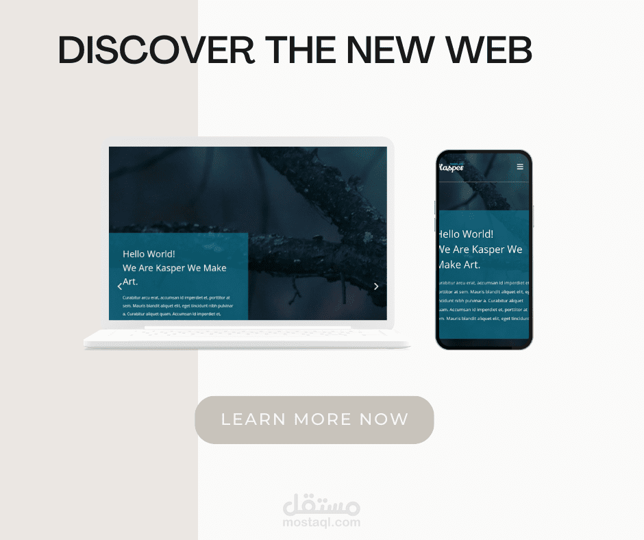 تصميم مواقع ويب فريدة: Kasper Template | مستقل