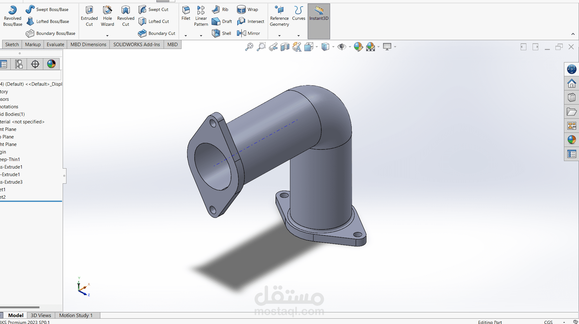 solid work 3d design | مستقل