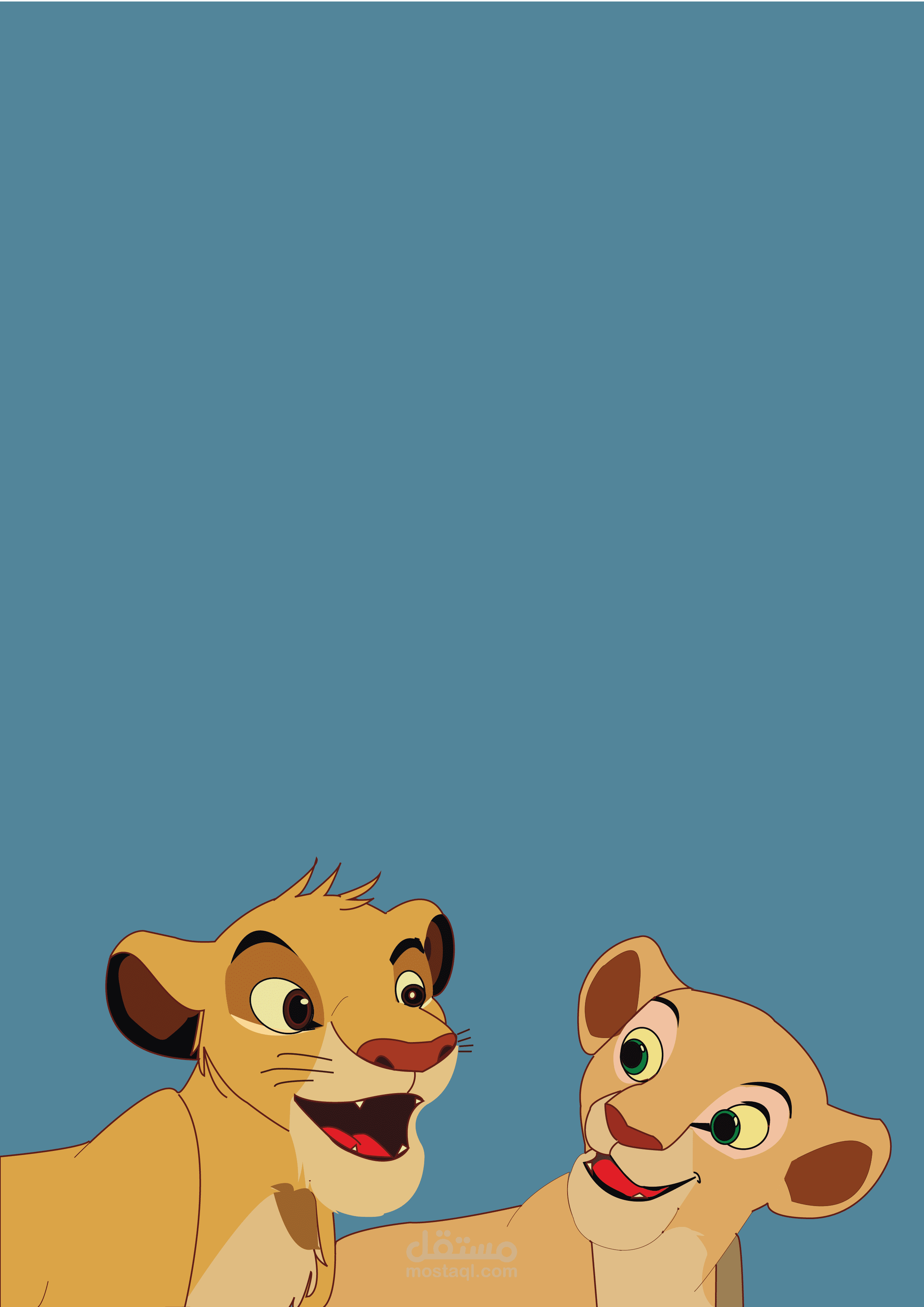 تصميم رسمة 2D لشخصيات كرتونية. | مستقل