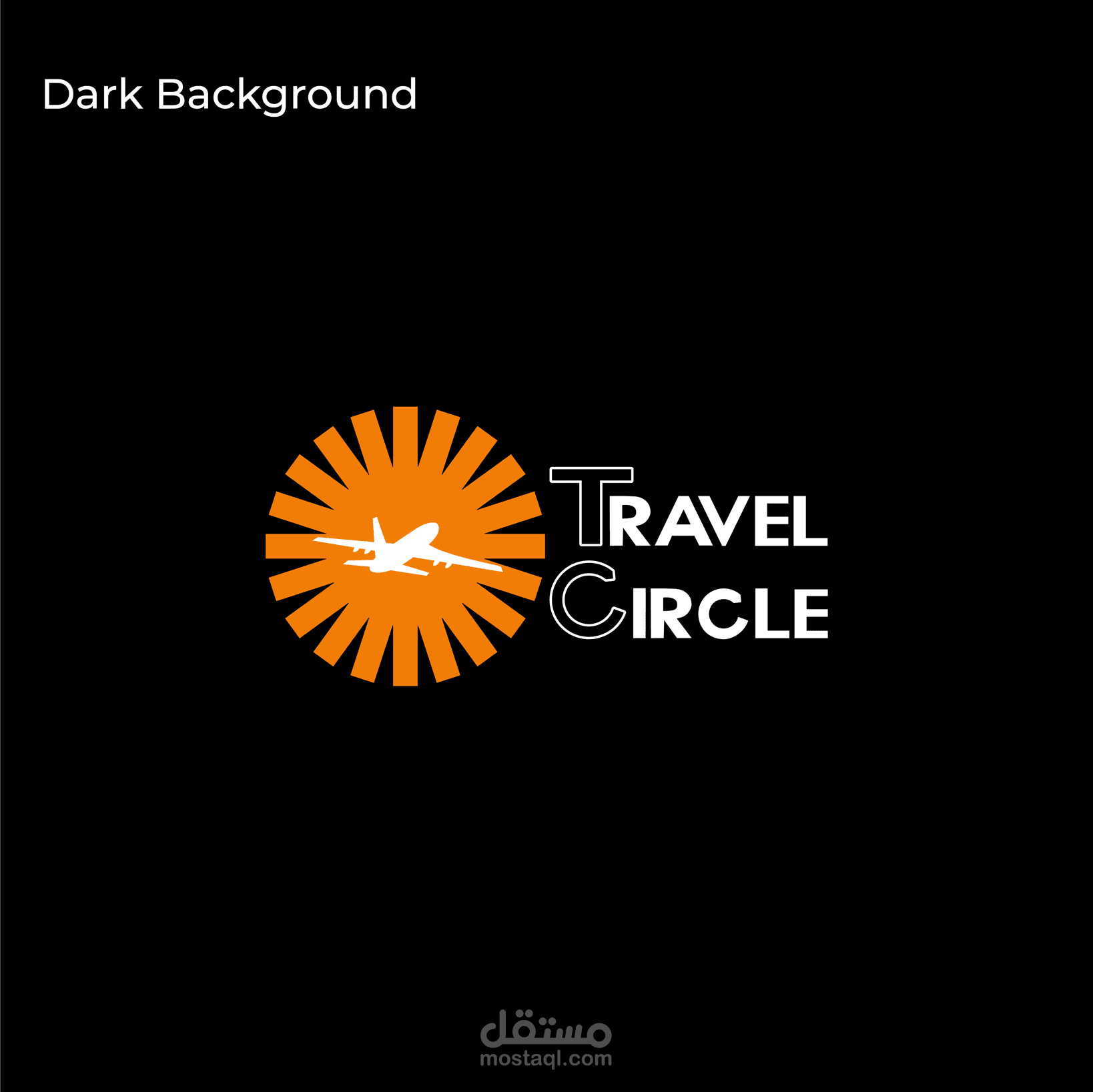 شعار شركة سياحة Travel Circle | مستقل