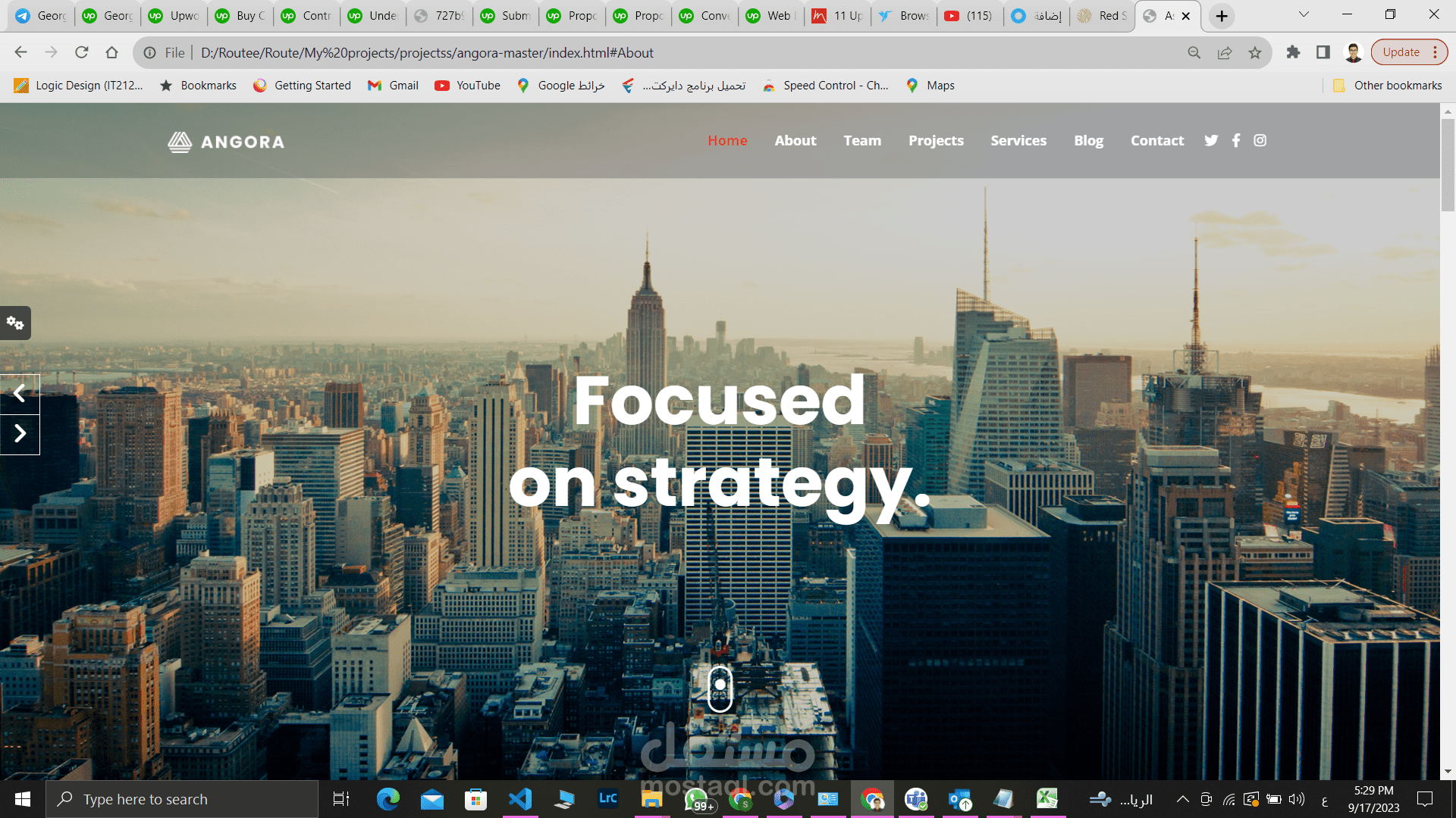Angora website | مستقل