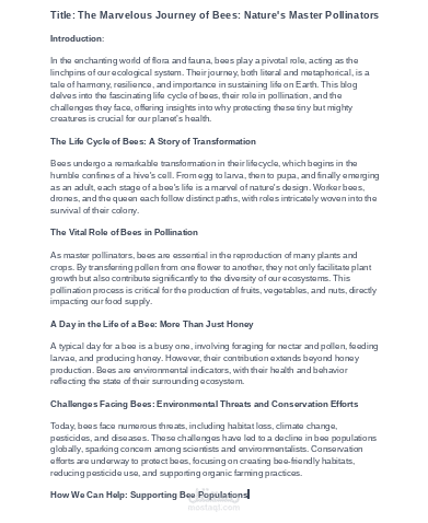 documentary about Bees | مستقل