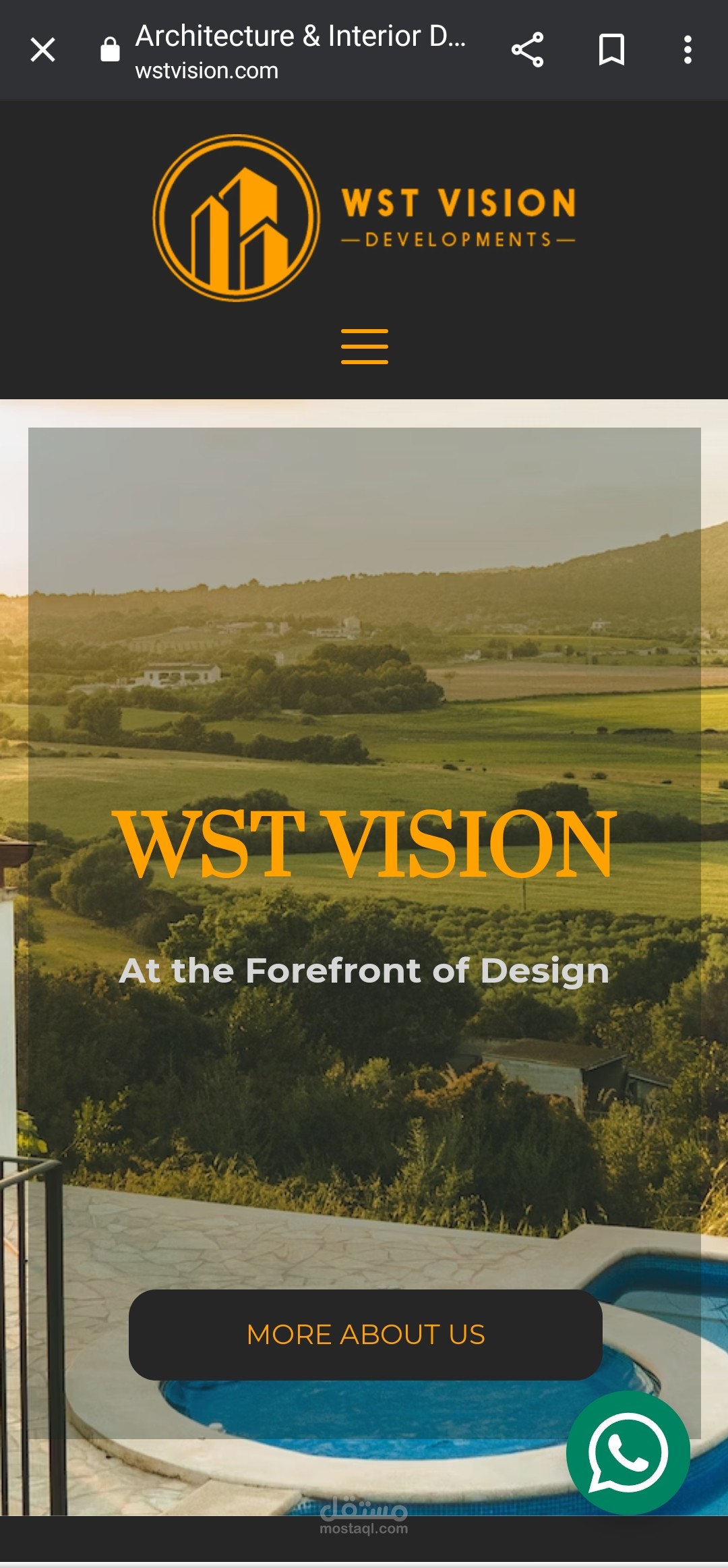 WST Vision Website | مستقل