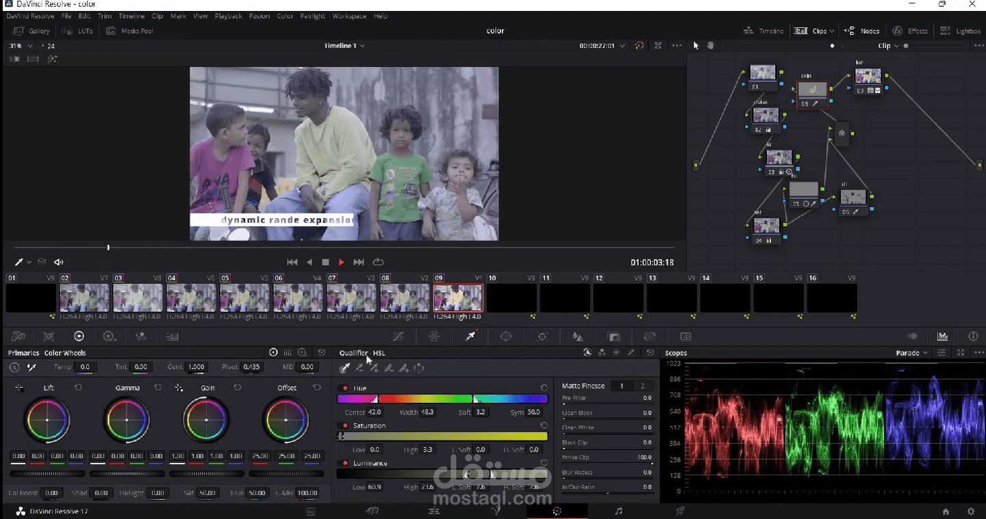 Color Grading | Davinci_Reslove17 | مستقل