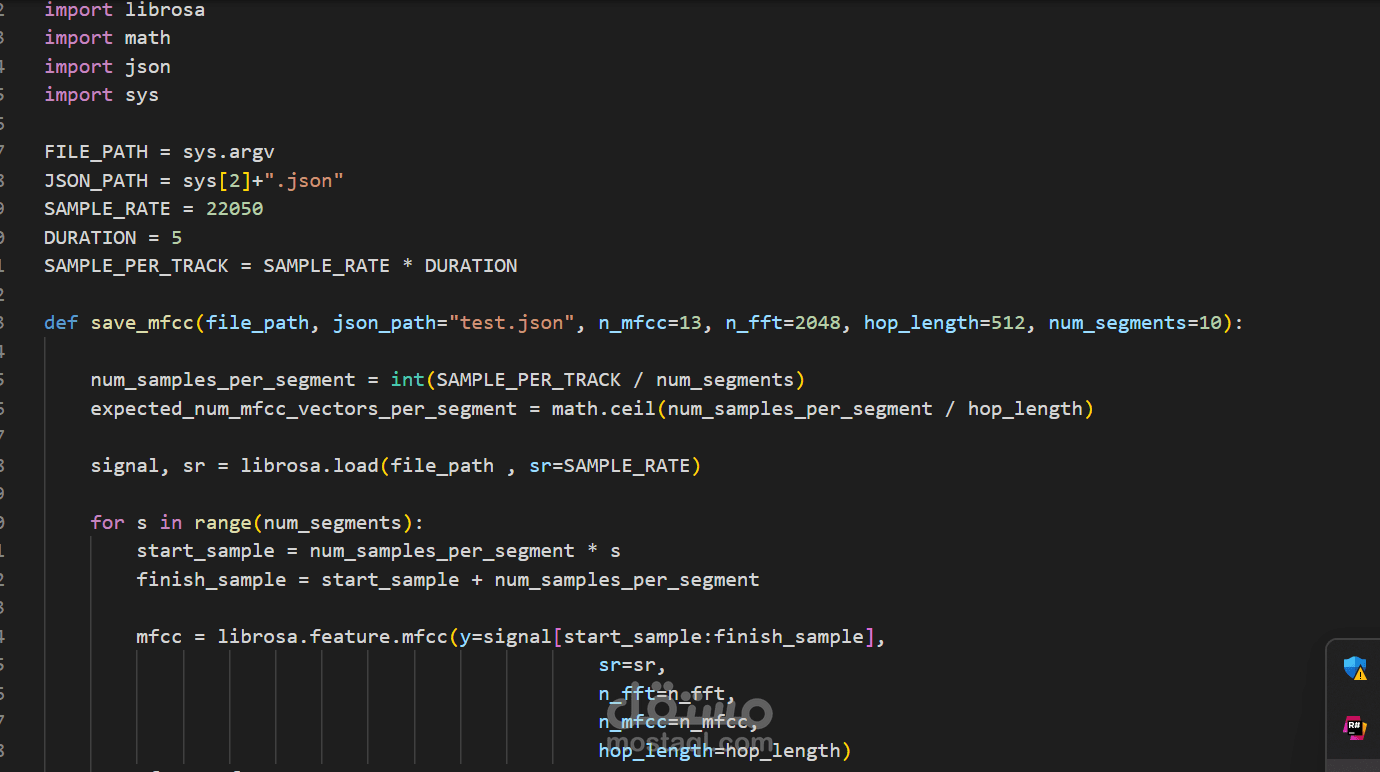 dotnet api for interfacing py ai audio motor fault diagnosis model | مستقل