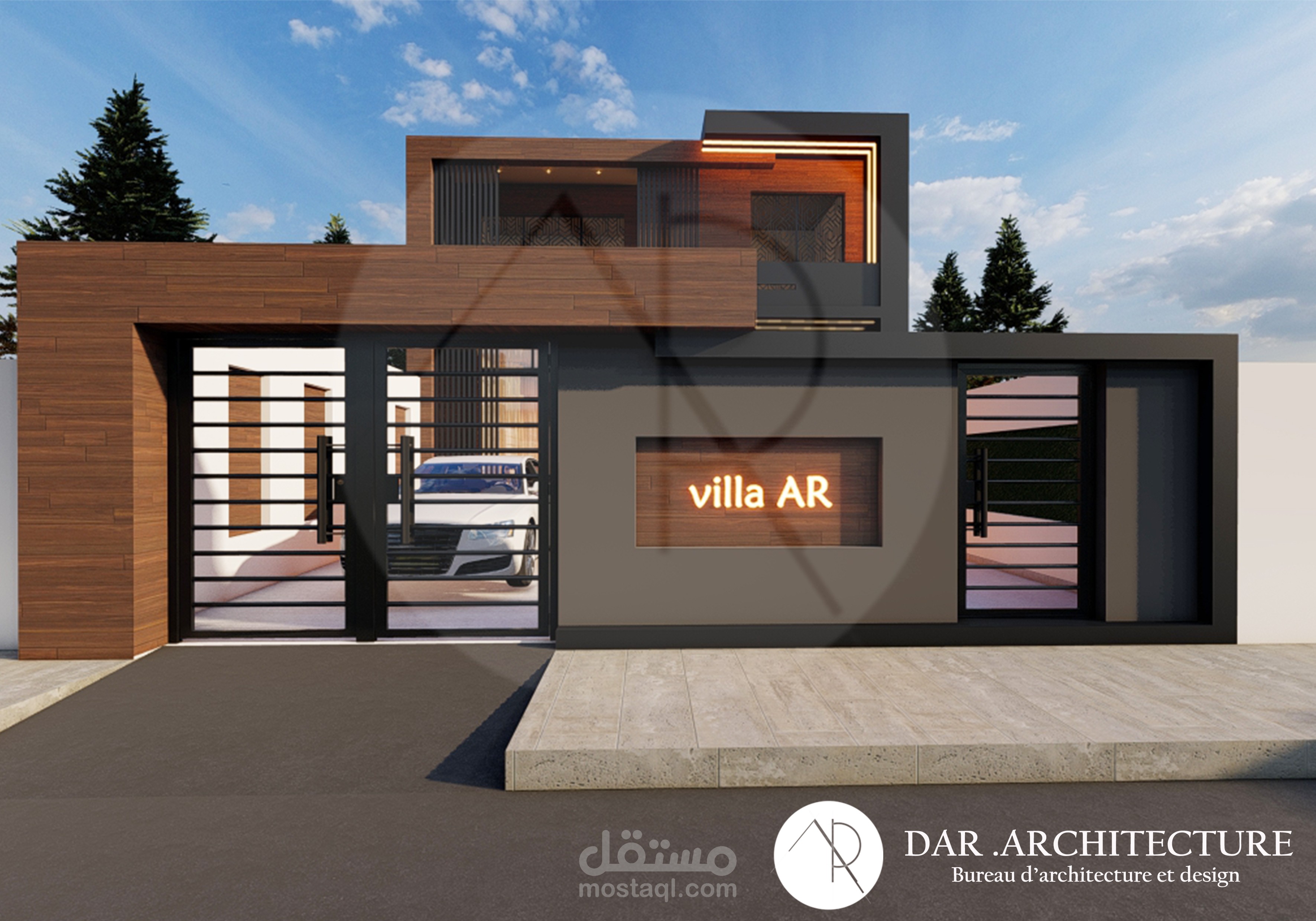 Villa AR تصميم المهندس المعماري ريان العايدي dar architecture | مستقل