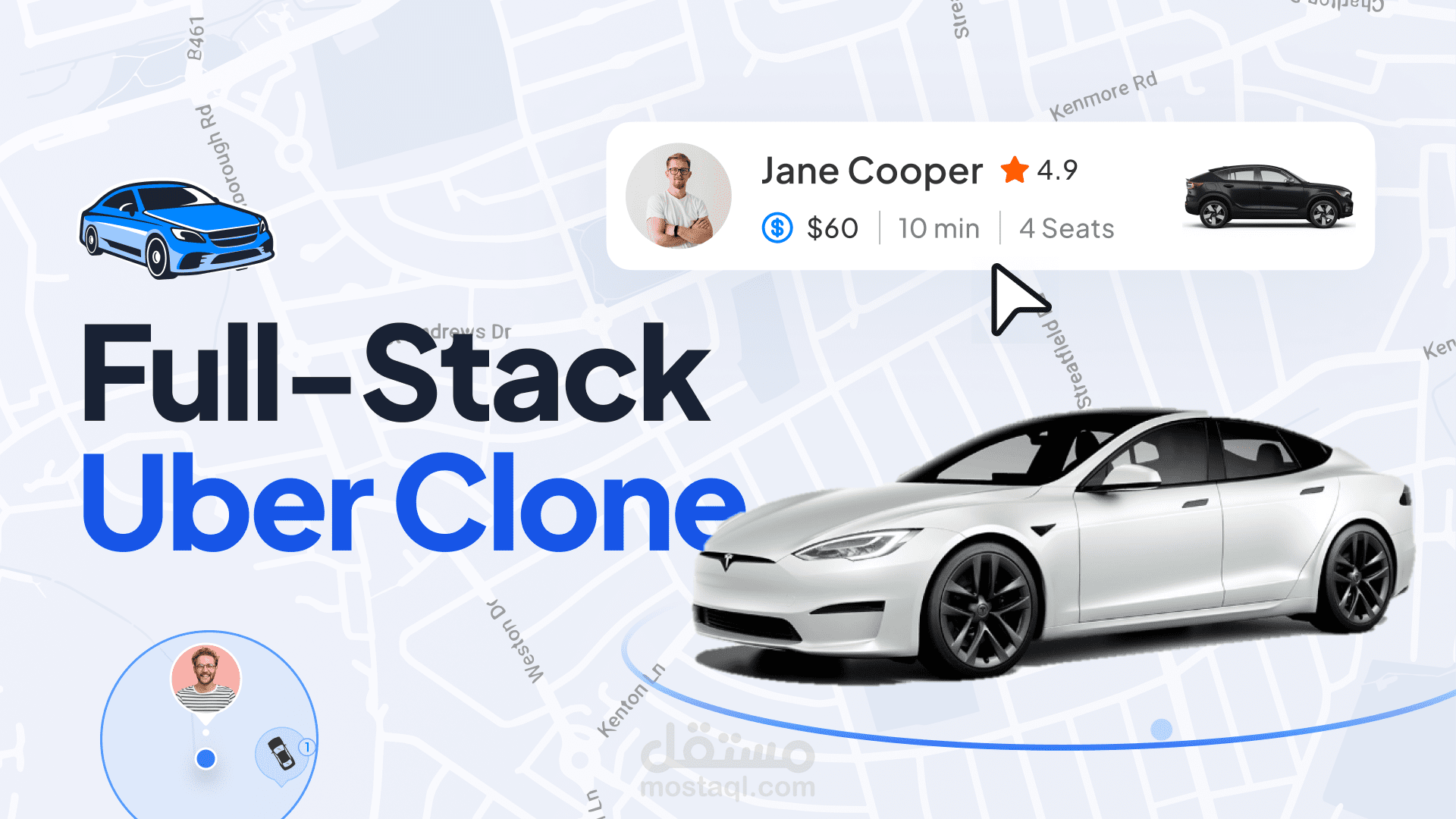 full-stack Uber Clone Application | مستقل