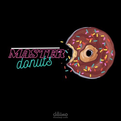 Donuts Master Logo | مستقل