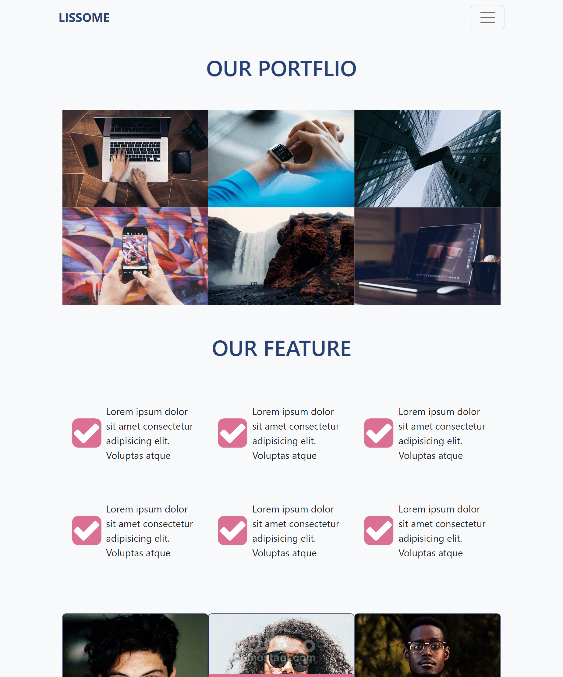 simulate portfilio page | مستقل simulate portfilio page | مستقل