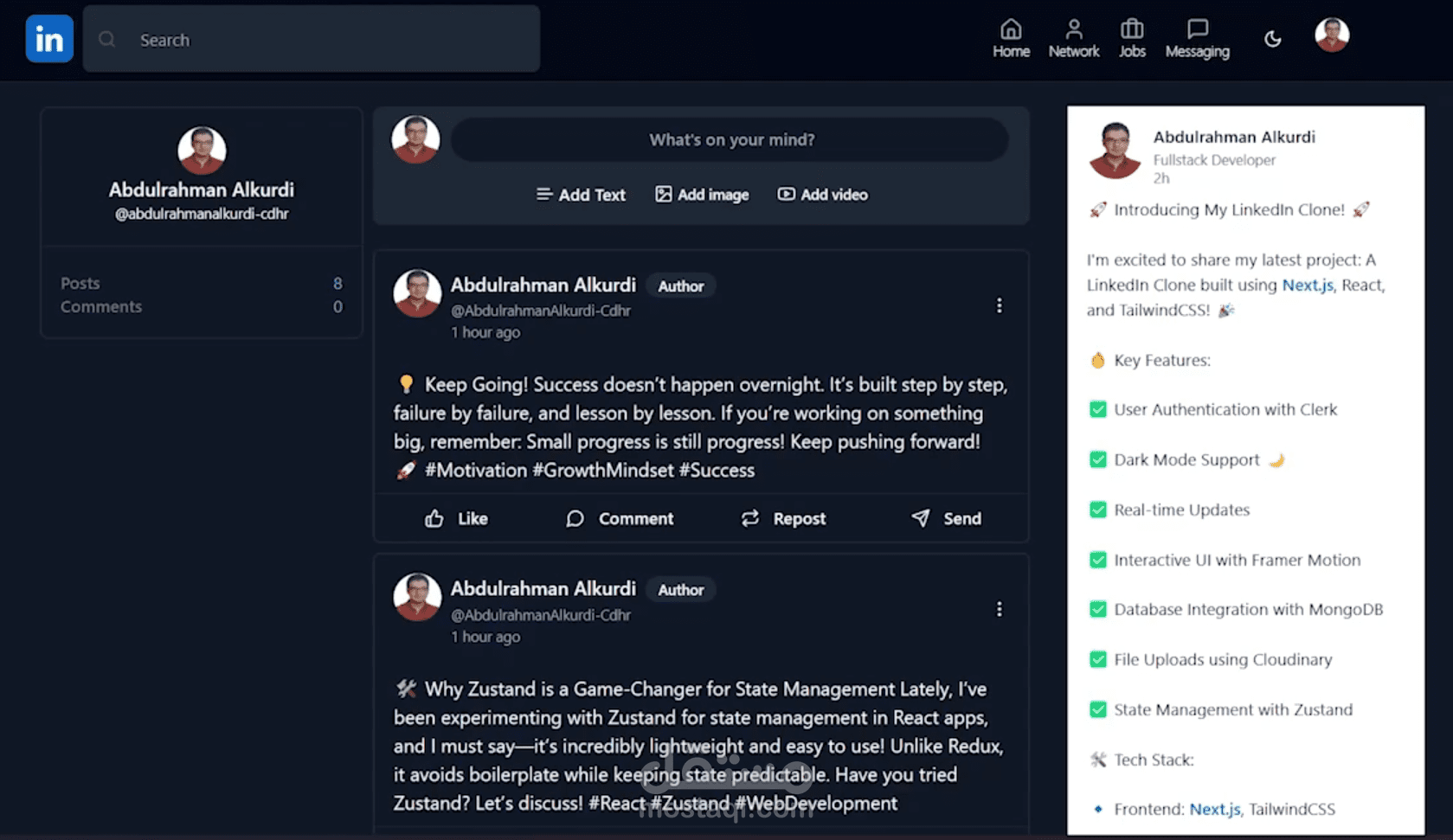 LinkedIn Clone | مستقل