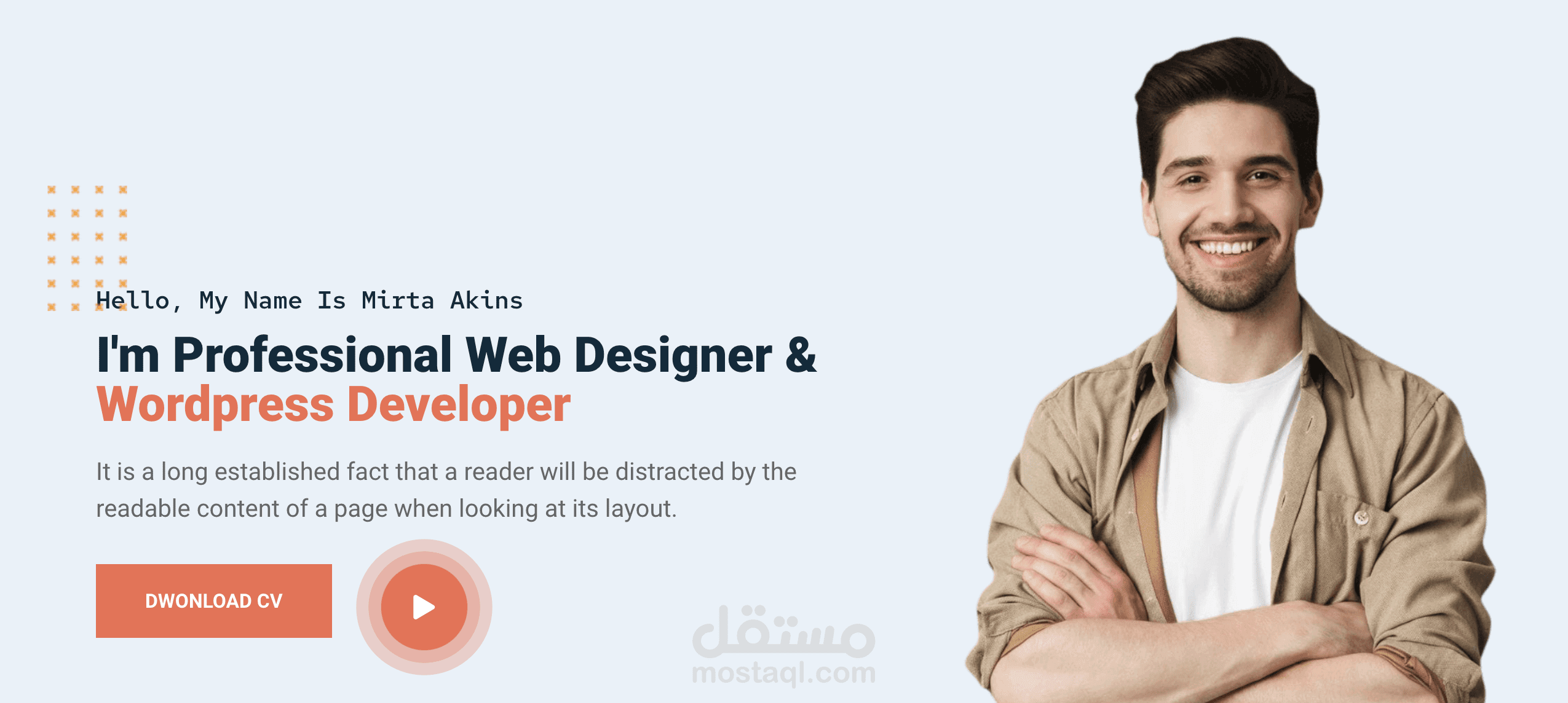 CWT - Personal Portfolio Website HTML5 Template | مستقل CWT - Personal Portfolio Website HTML5 Template | مستقل