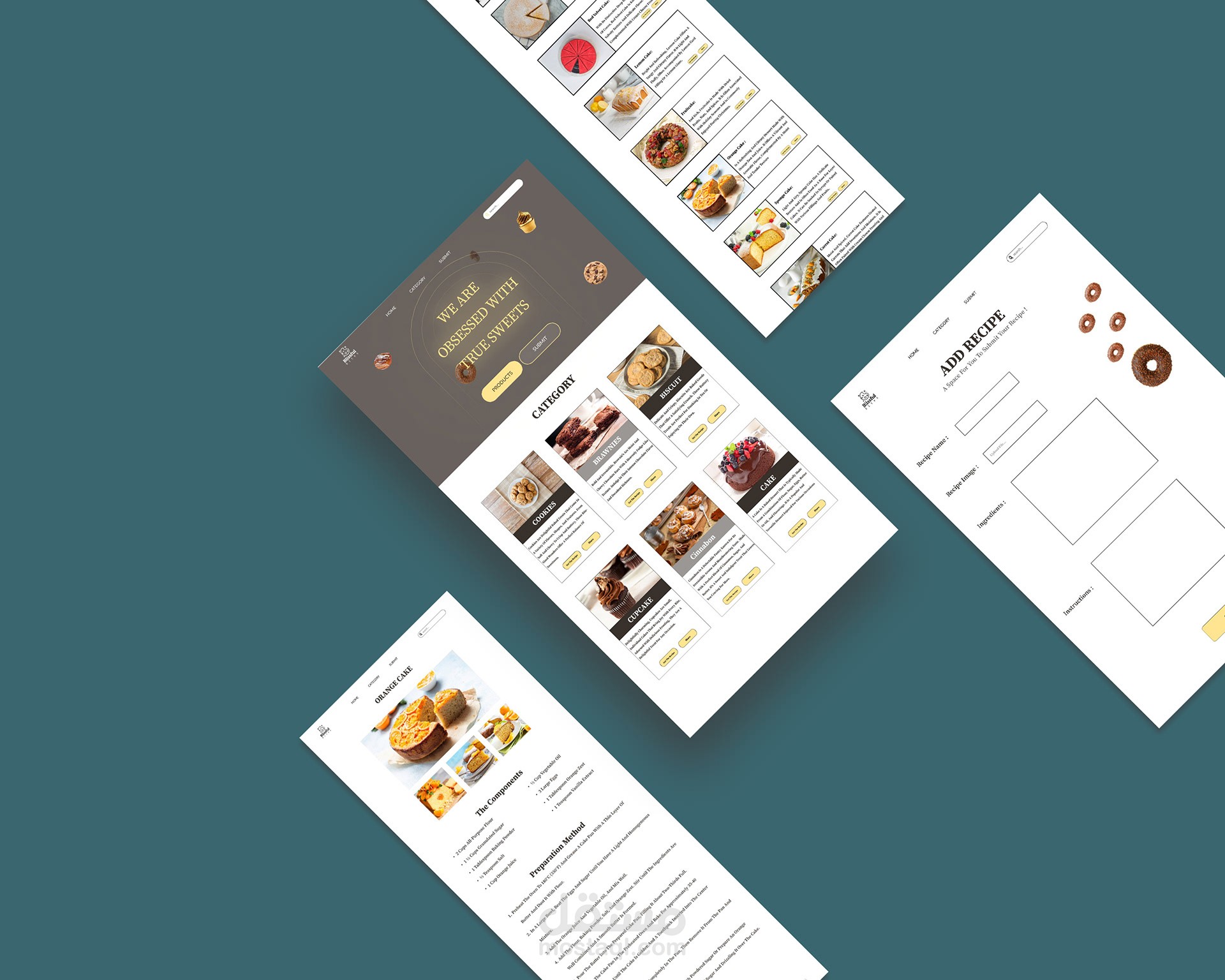 cooking website | مستقل