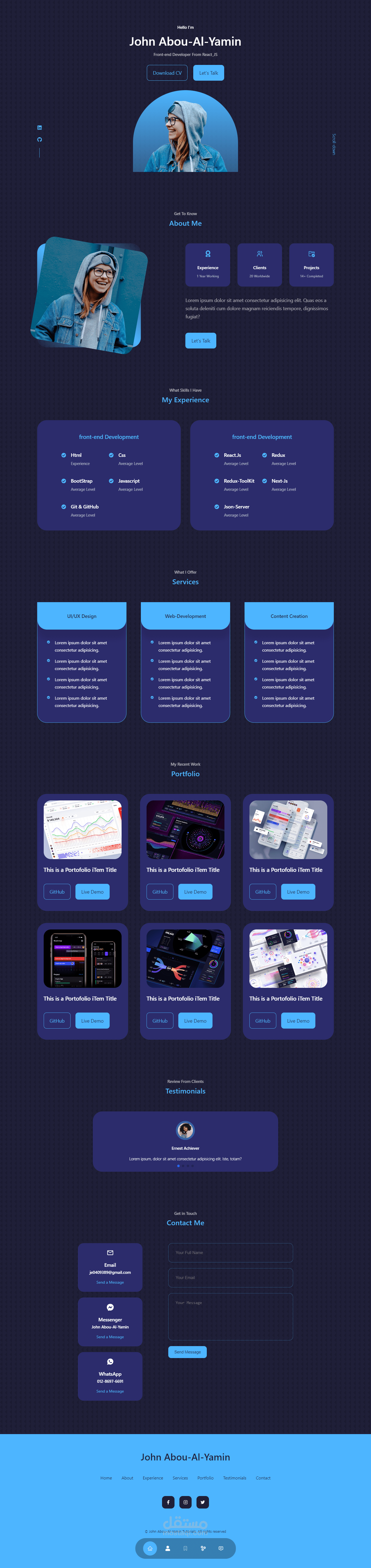 My Portfolio | مستقل