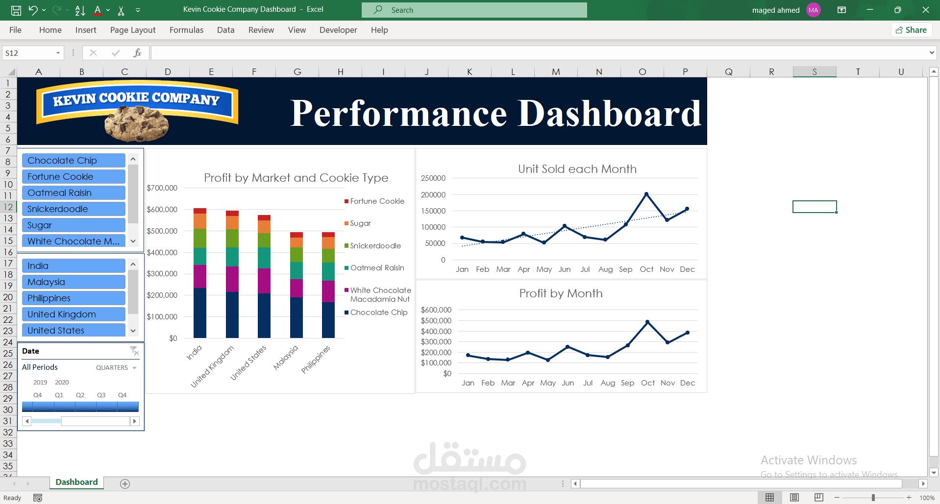 Excel Project | مستقل