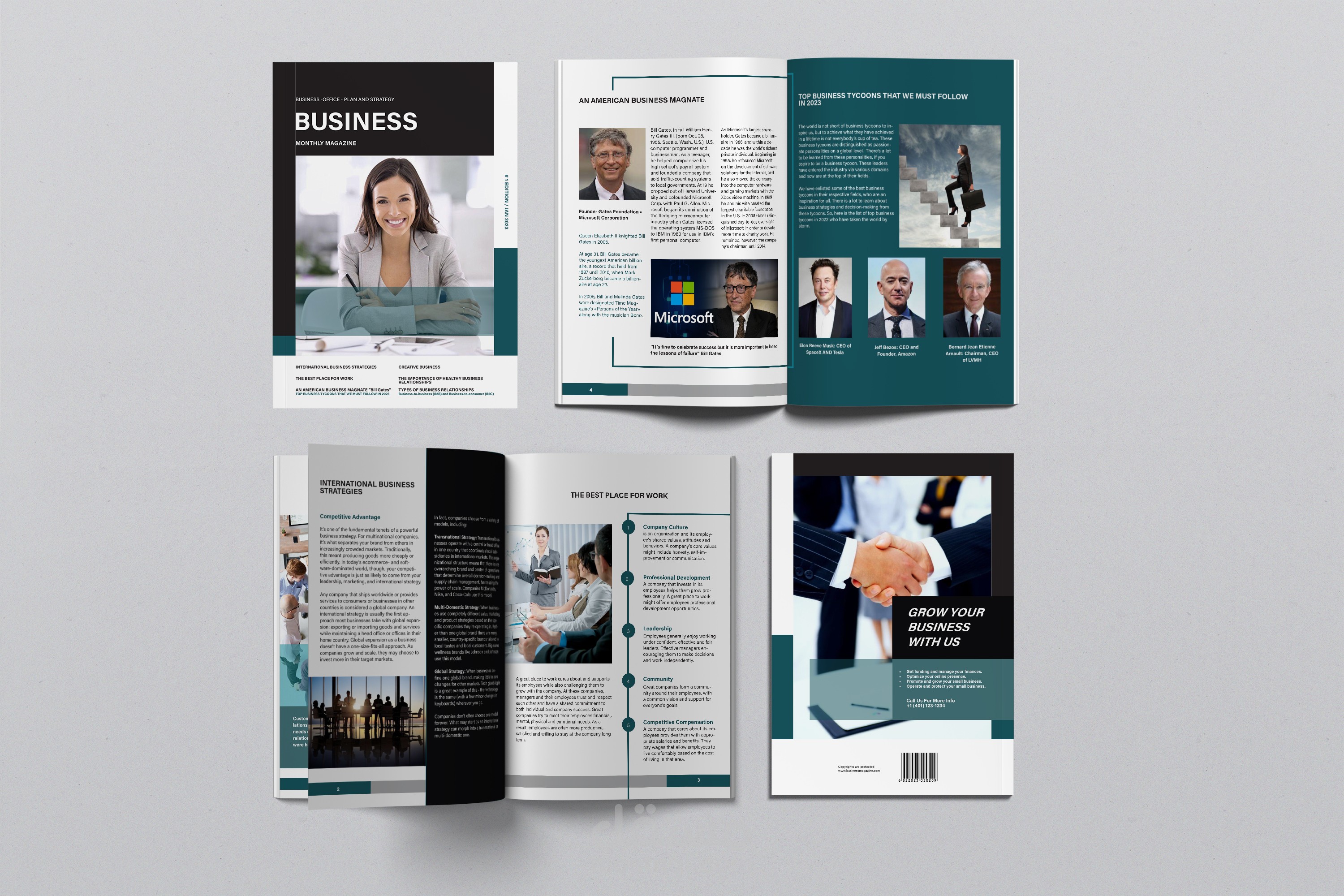 Business Monthly Magazine | مستقل