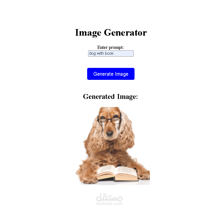 openai Image Generator Web App | مستقل openai Image Generator Web App | مستقل