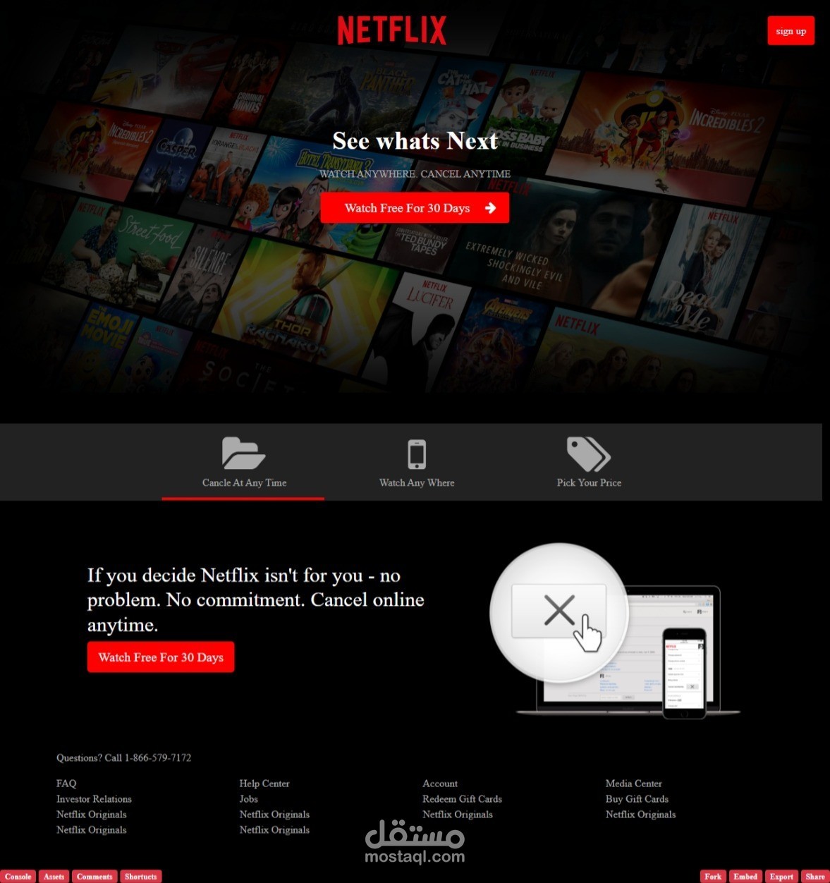 Netflix clone | مستقل