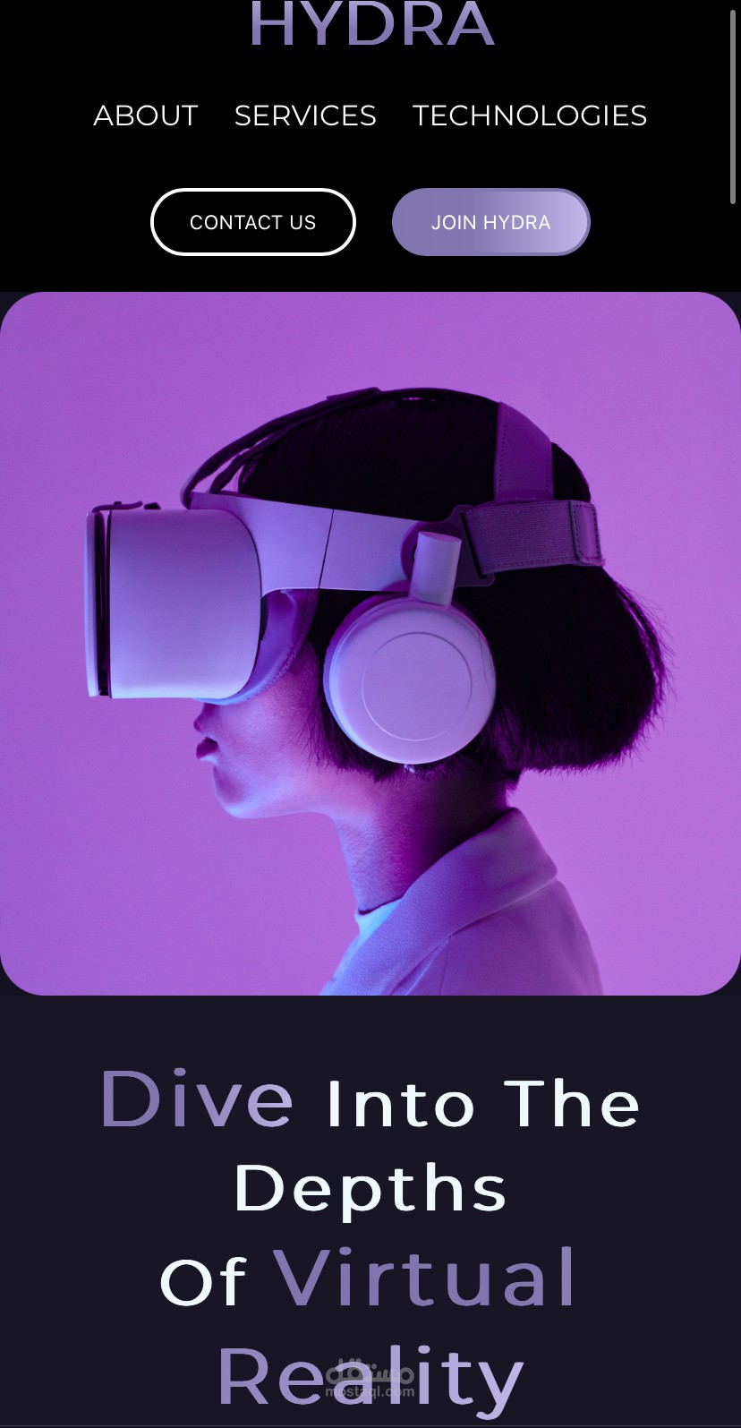 HYDRA - Landing page | مستقل