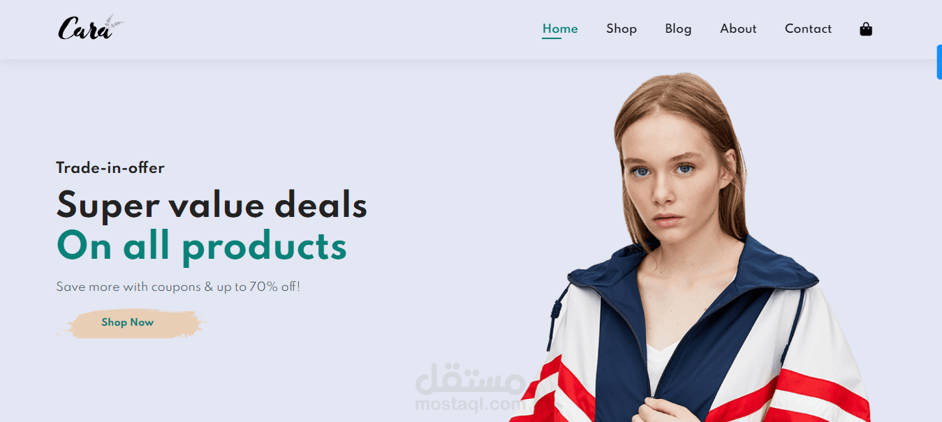 Ecommerce Website With Html Css Javascript مستقل