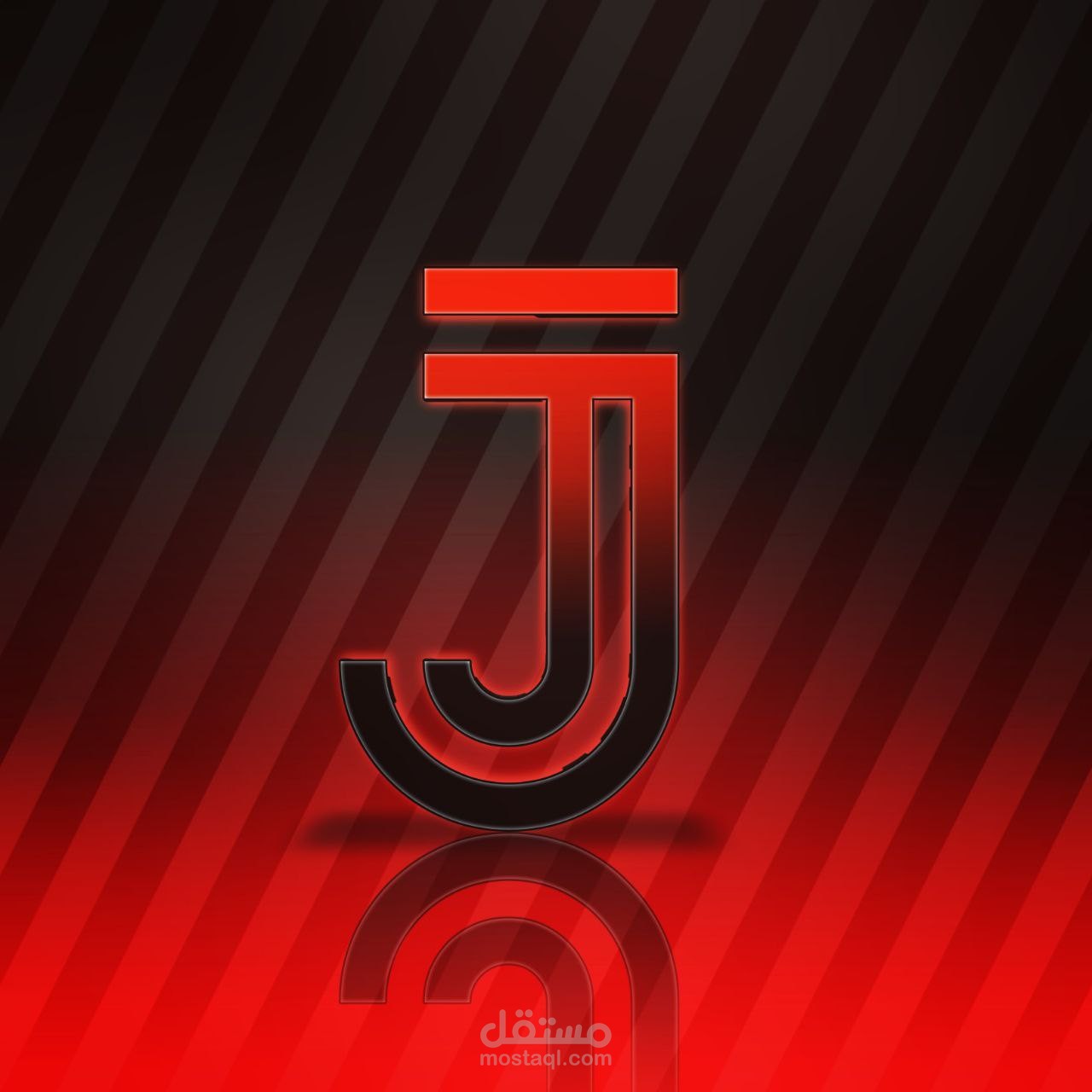 شعار بحرف J مستقل