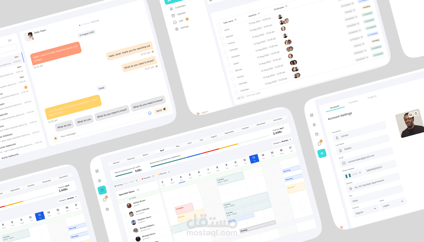 Task Management Ui Design | مستقل