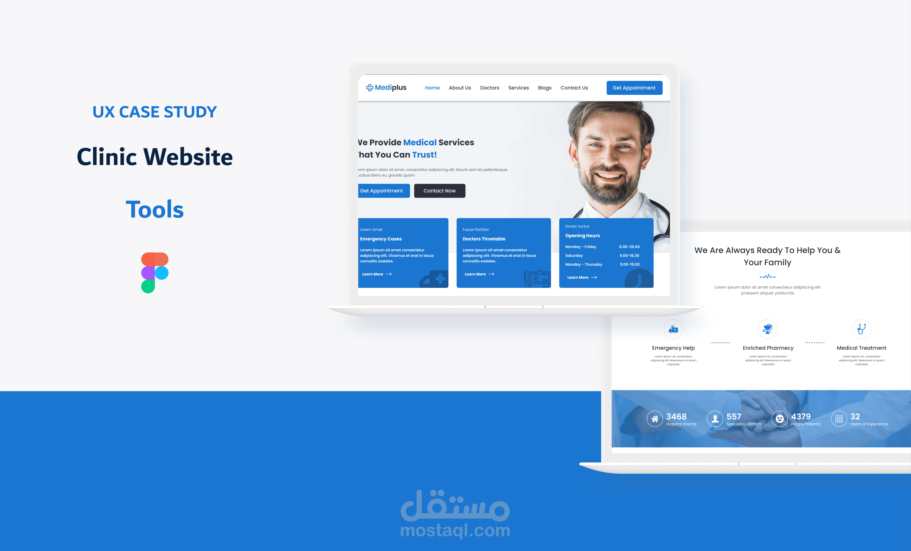 Mediplus Website | Ui/ux Case Study | مستقل