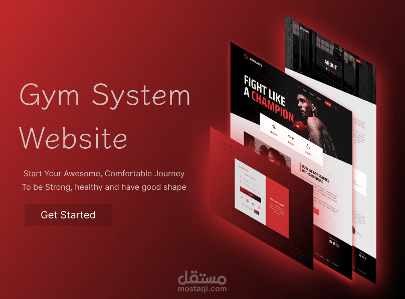 BOXCHAMPY | Gym System Website | مستقل