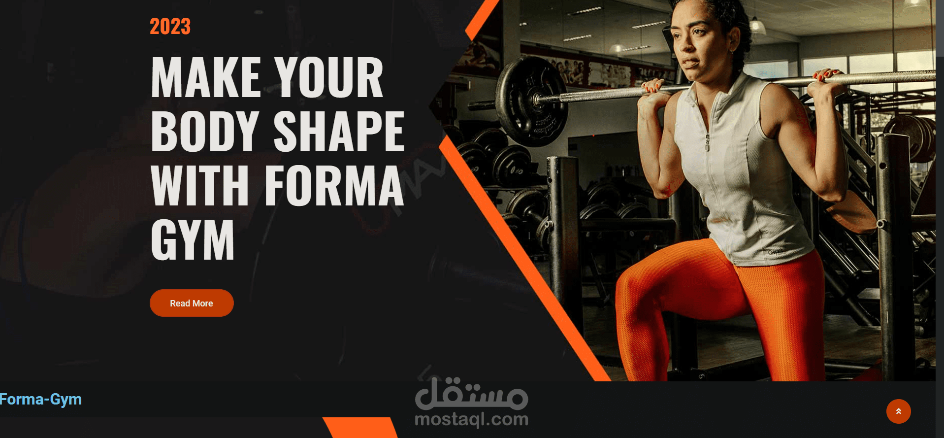 Forma Gym project | مستقل