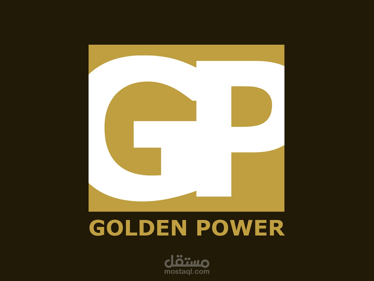 GOLDEN POWER Logo Design | مستقل