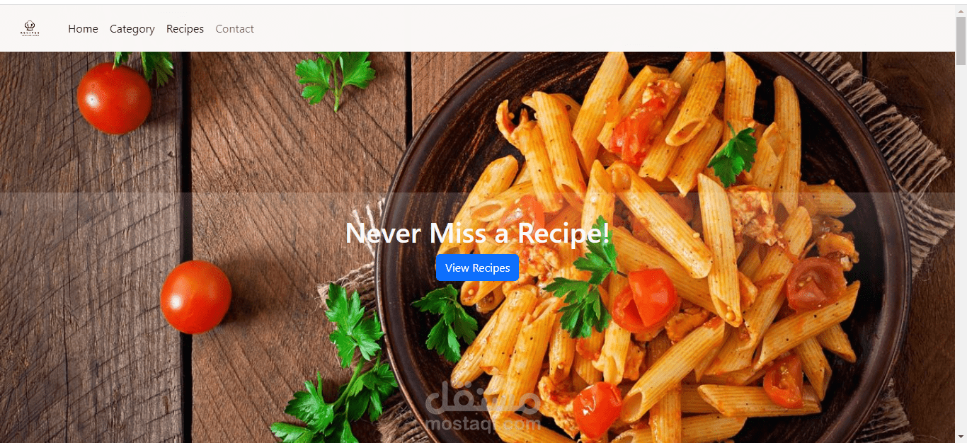 Recipes Website | مستقل