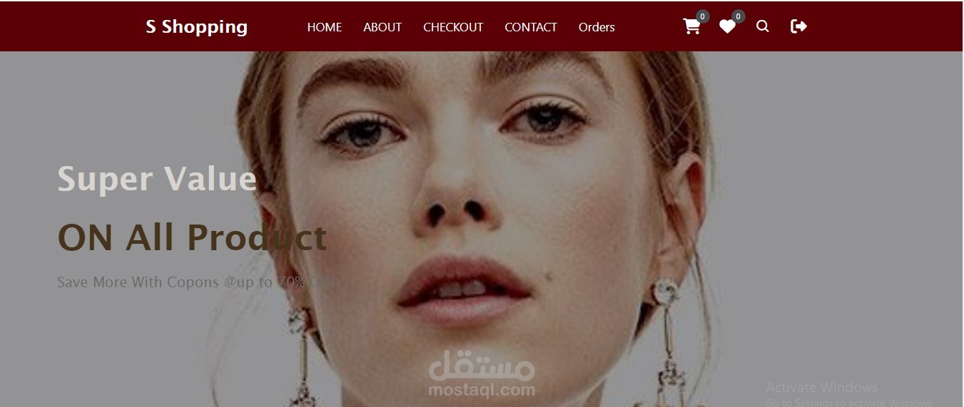 e-commerce website | مستقل