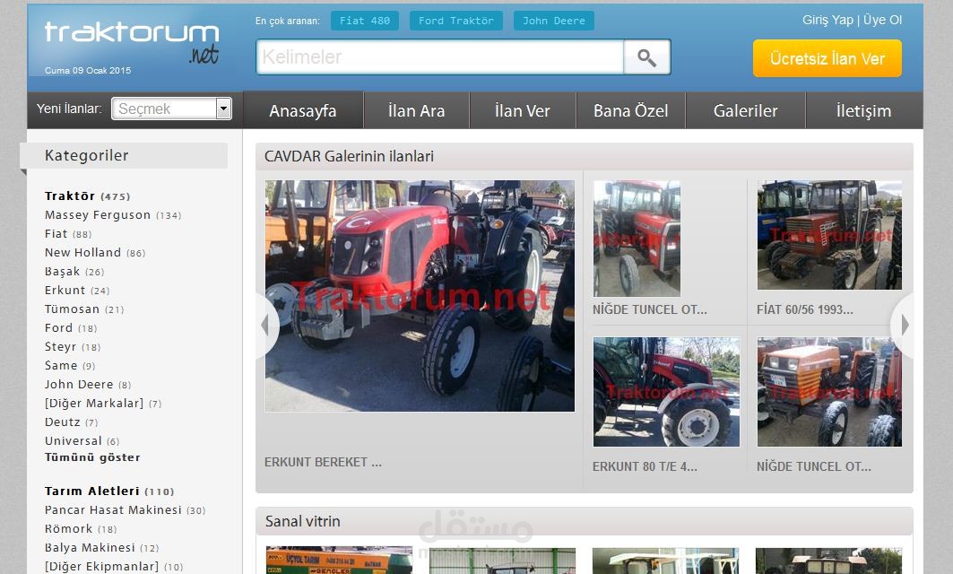 Turkish website for advertising | مستقل