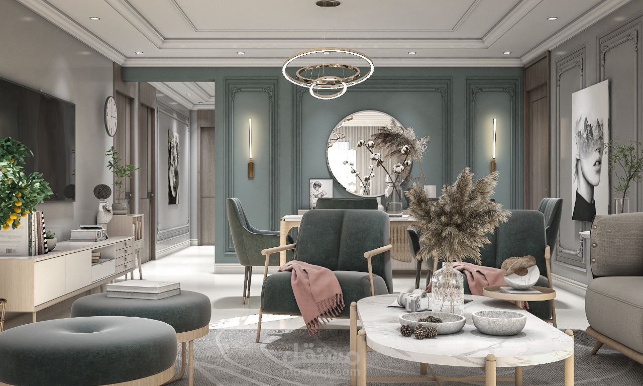 تصميم داخلي لشقه كامله | مستقل