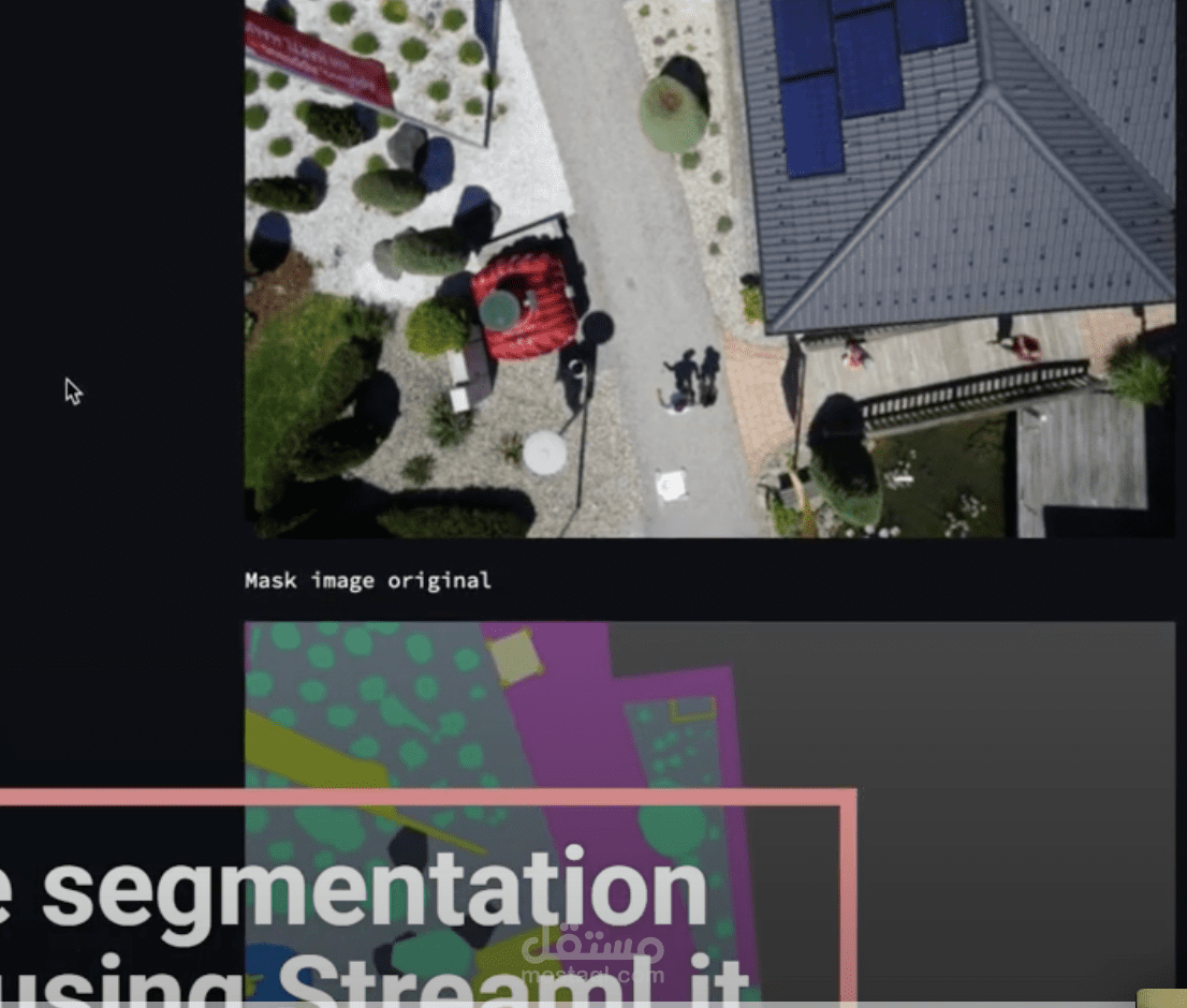 Aerial drone segmentation | مستقل