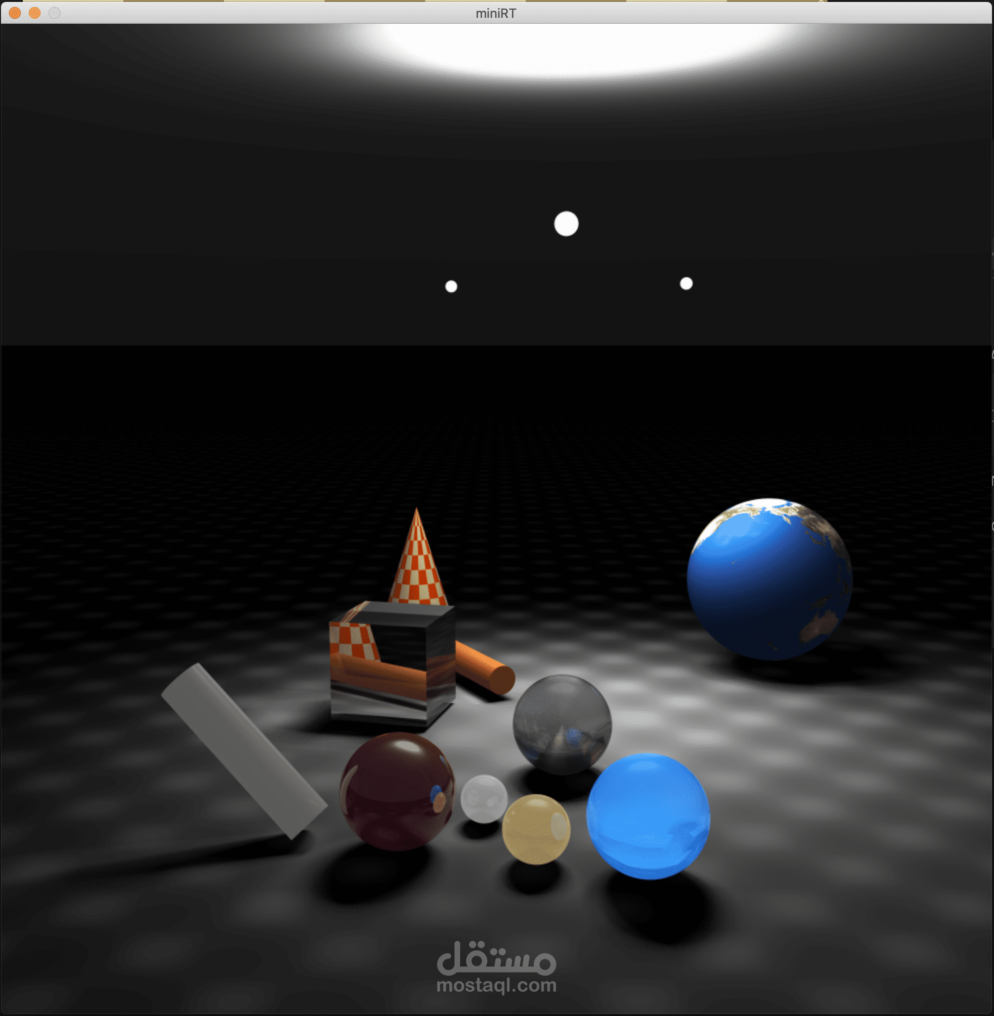MiniRT (Mini Ray Tracer) | مستقل