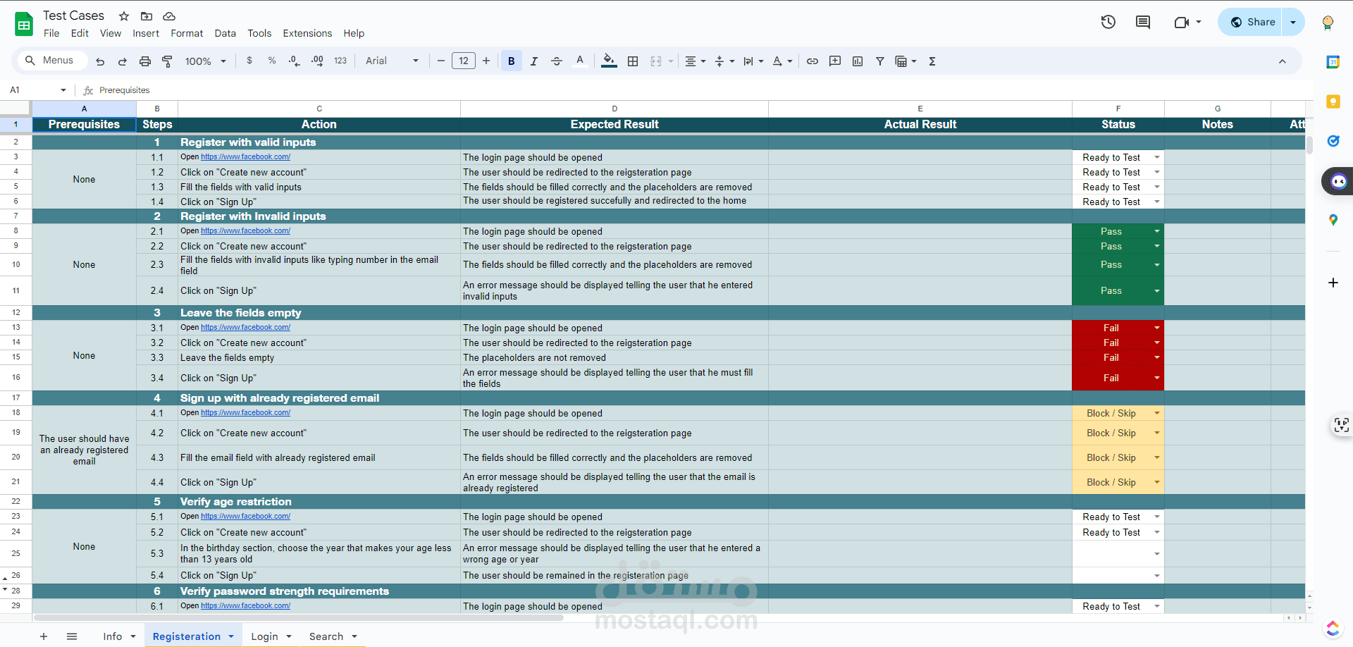 Dynamic Test cases for Login, Registration, and Search Functionalities ... Dynamic Test cases for Login, Registration, and Search Functionalities ...