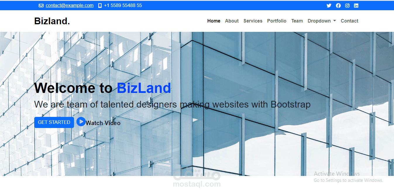 BIZLAND website | مستقل