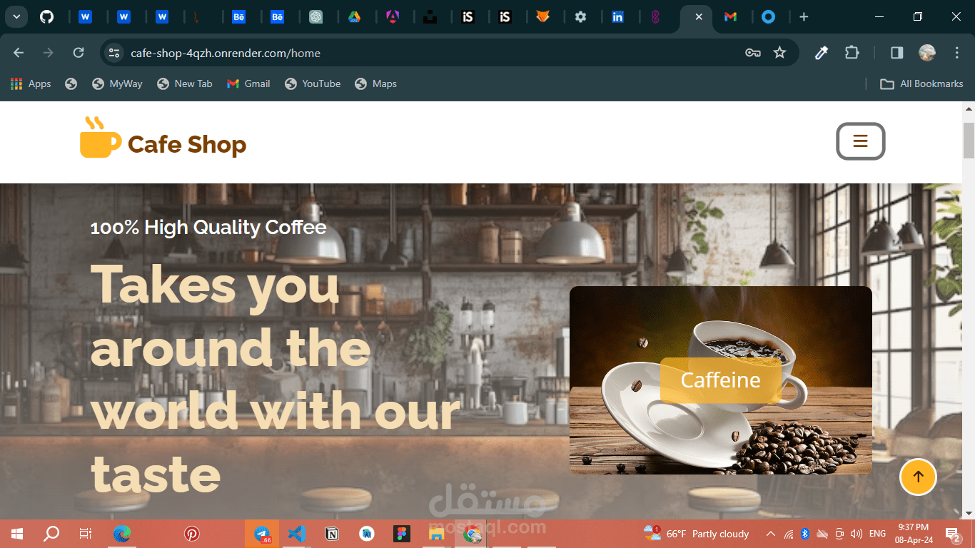 Coffee Shop using Angular 17 | مستقل
