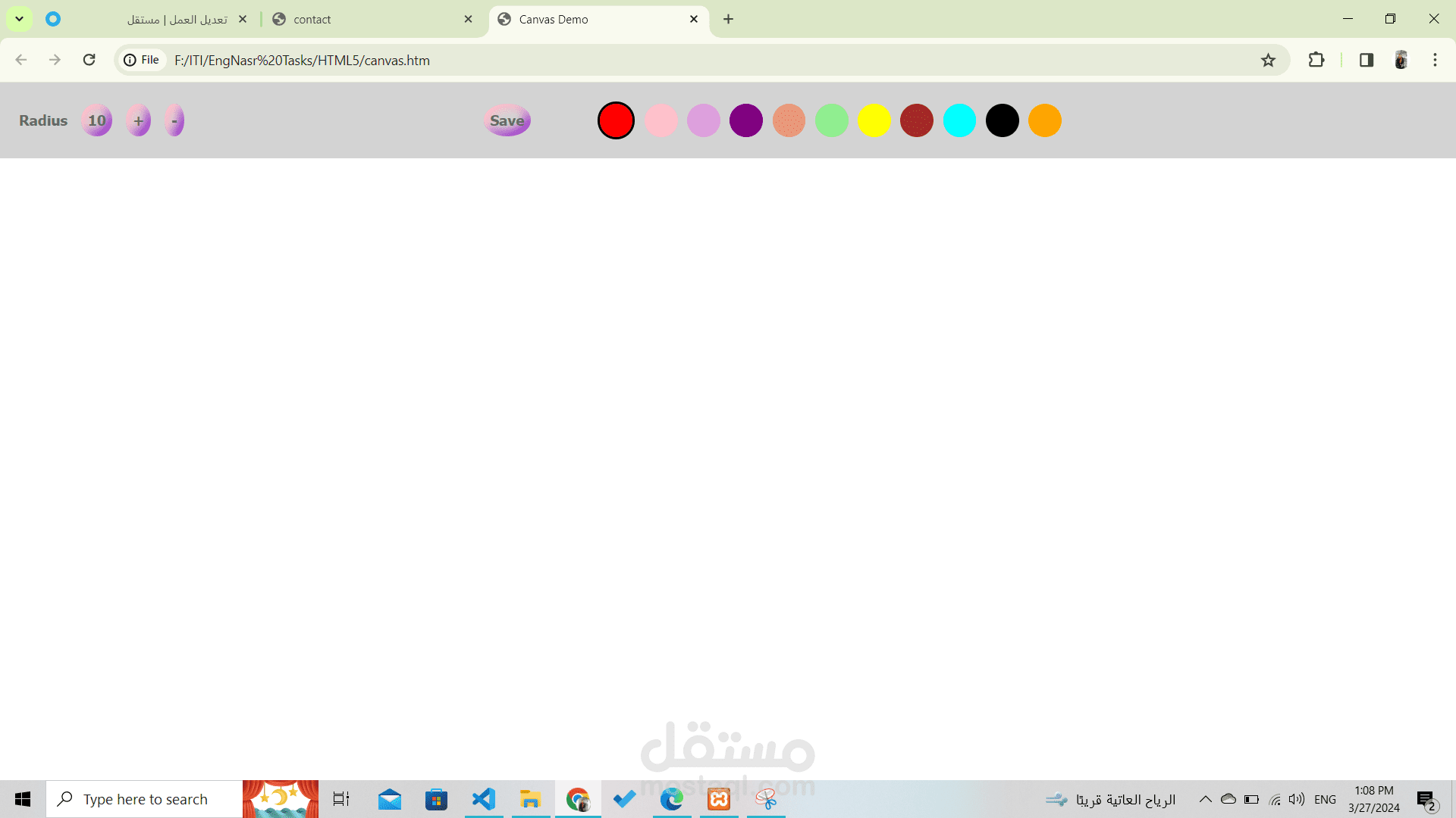 a simple drawing application | مستقل a simple drawing application | مستقل