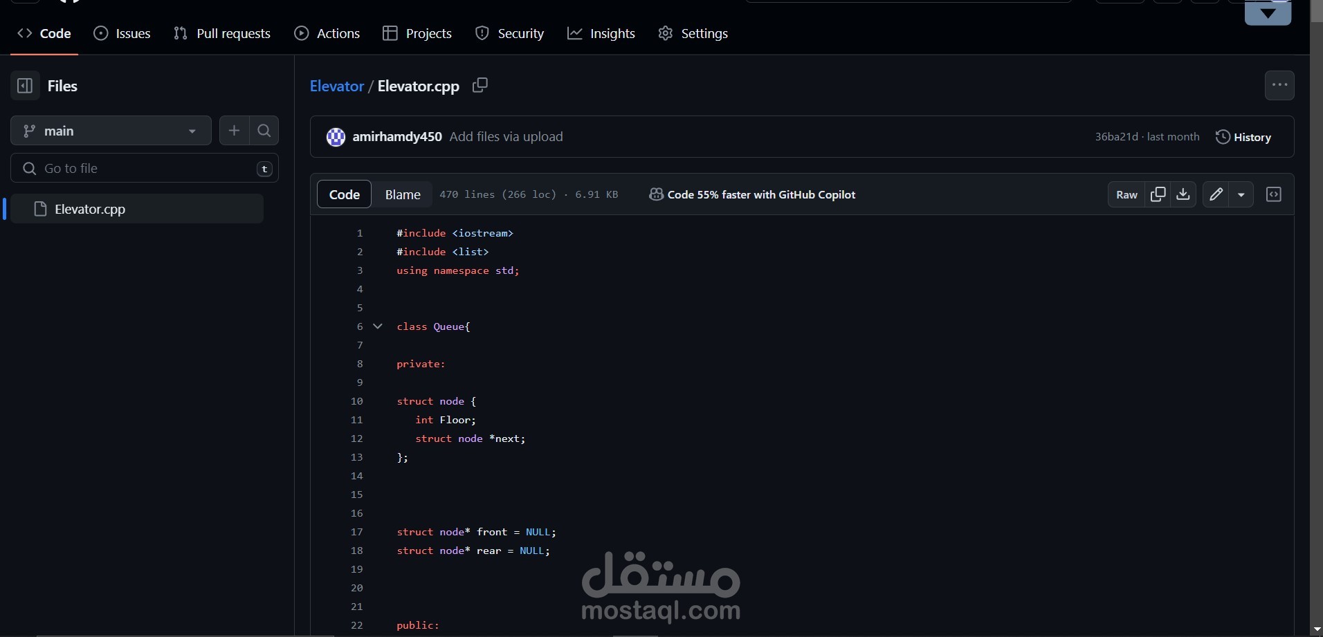 C++ Queue Elevator Algorithm with proximity calculation | مستقل C++ Queue Elevator Algorithm with proximity calculation | مستقل