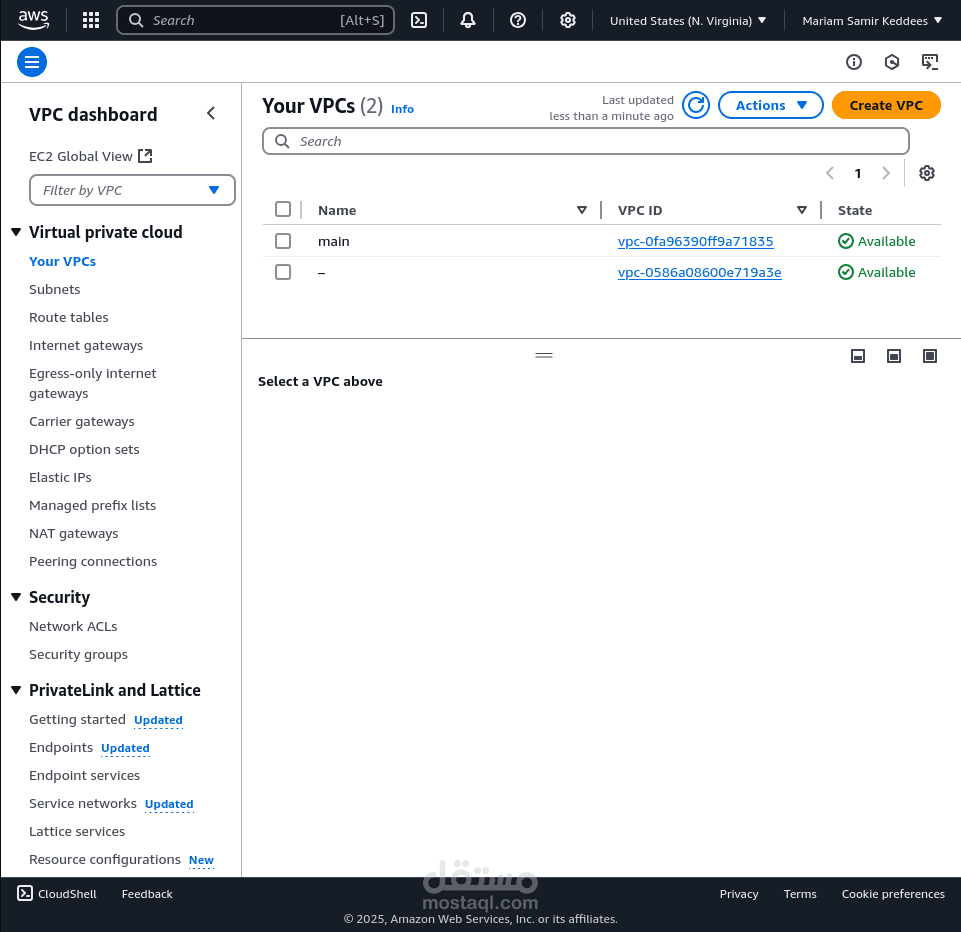 Managing AWS resources using IAAC (Terraform) | مستقل Managing AWS resources using IAAC (Terraform) | مستقل