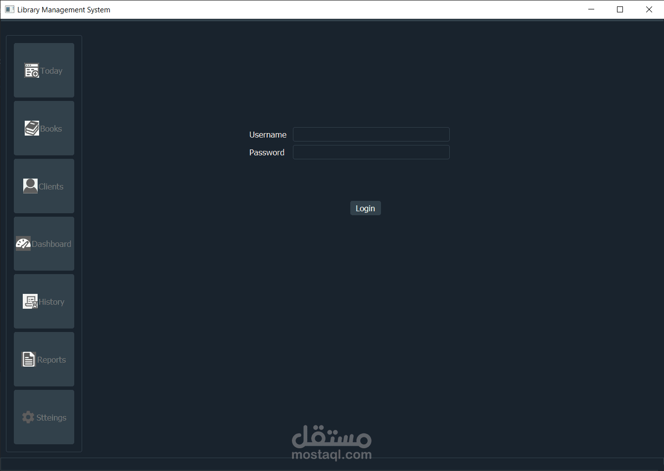 Library Management System | مستقل Library Management System | مستقل