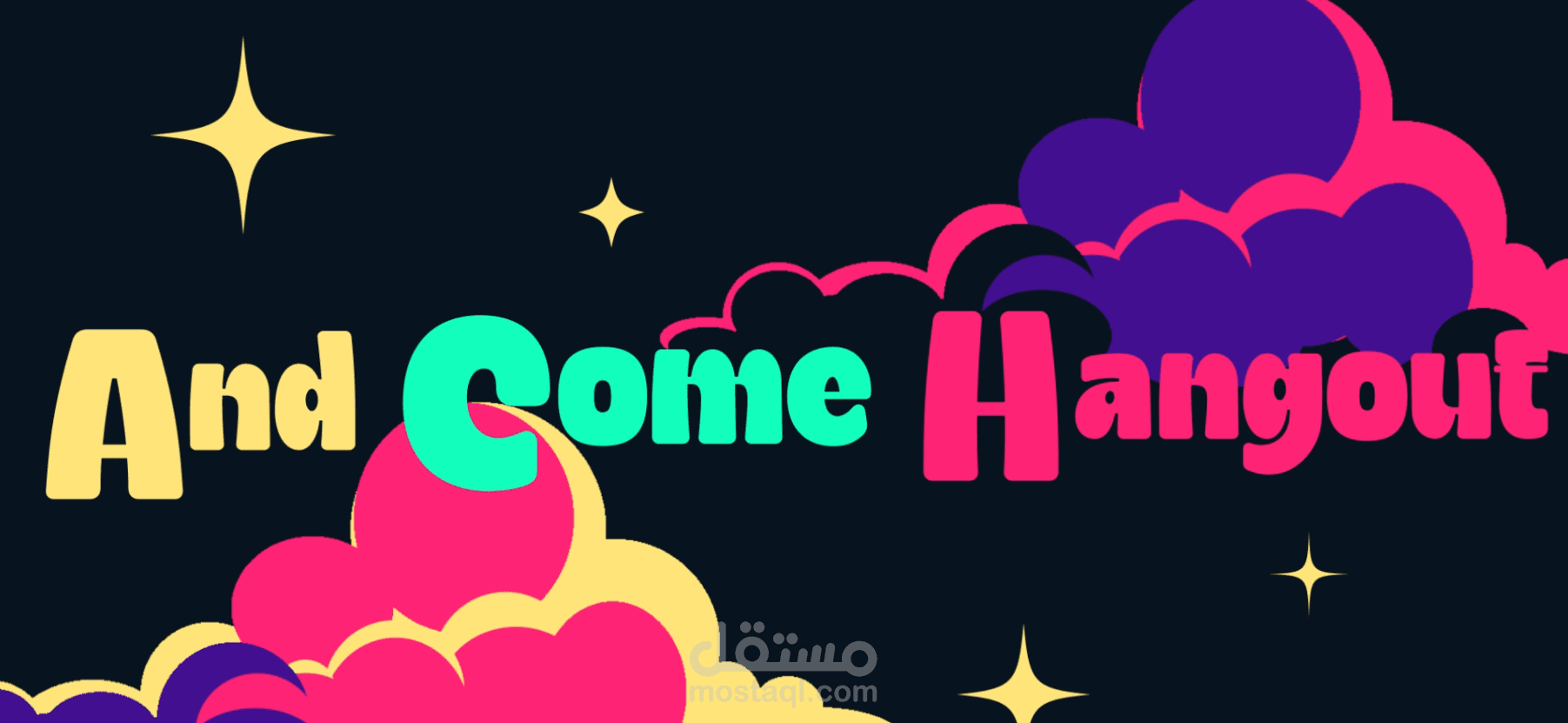 تصميم موشن جرافيك لاغنية "come hang out" | مستقل