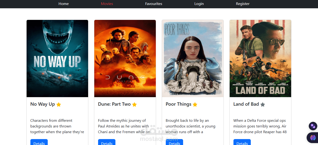 Movies Website | مستقل