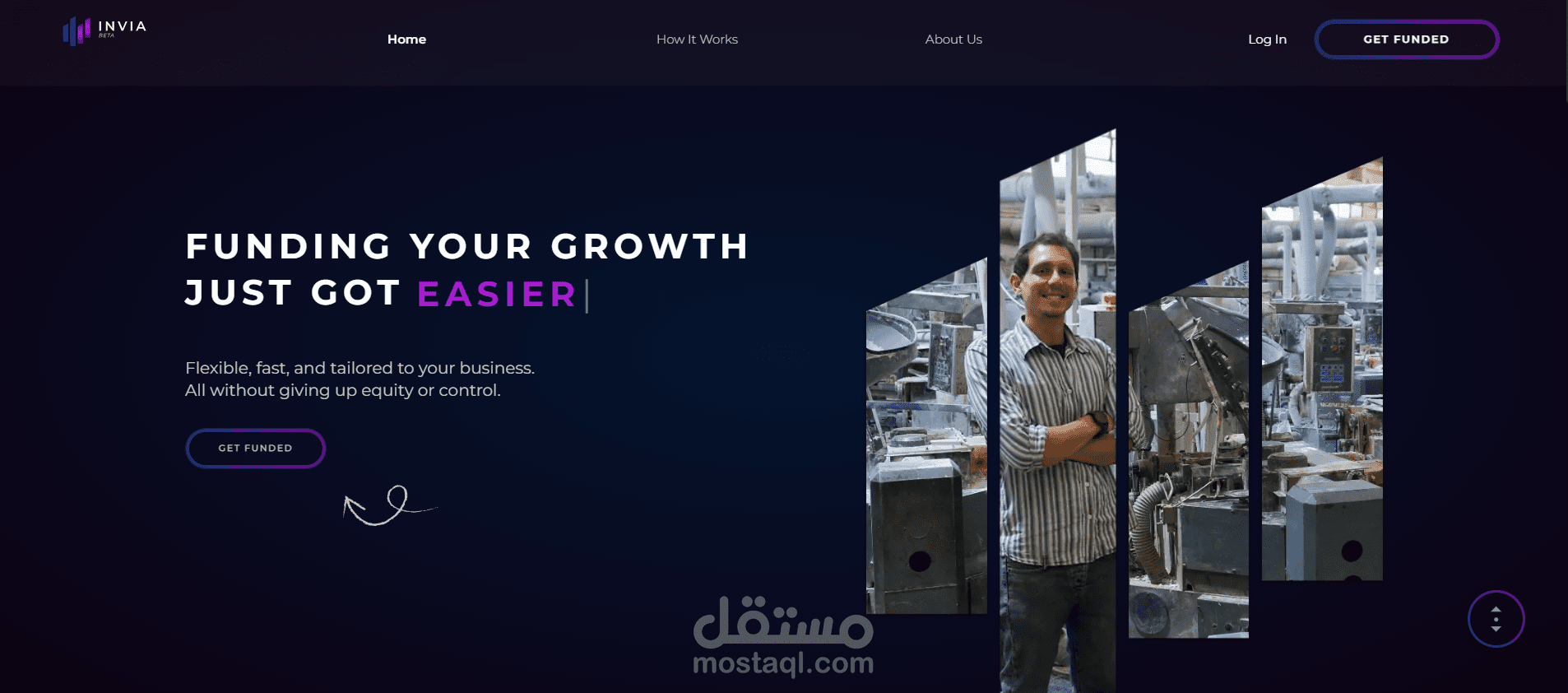 invia funding website | مستقل