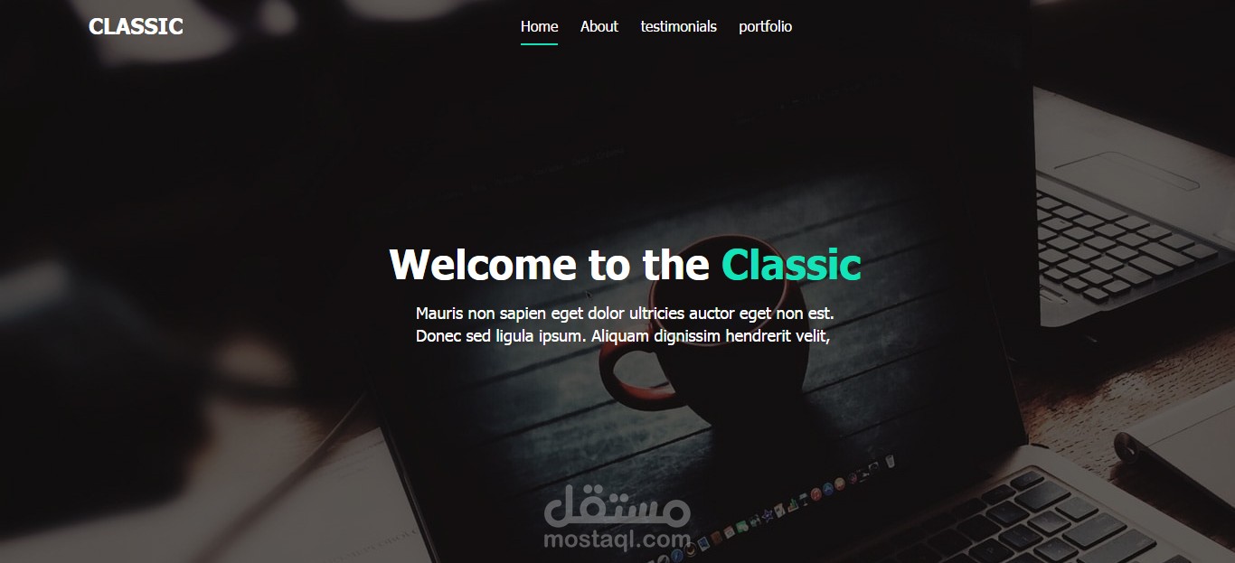 Convert psd to Html - Css - Jq | مستقل Convert psd to Html - Css - Jq | مستقل
