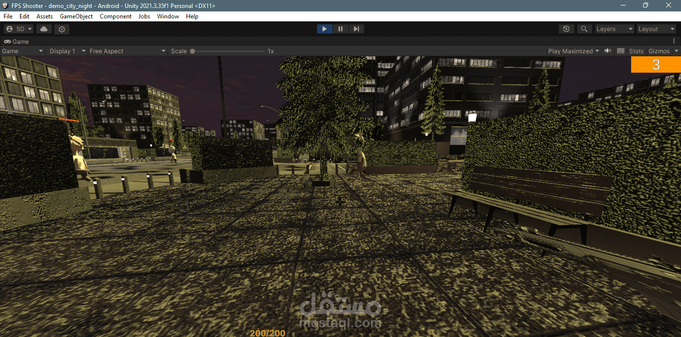 لعبة First Person Shooter | مستقل