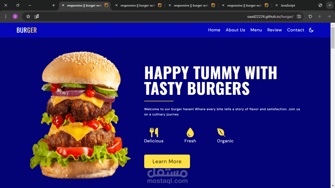burger theme1 | مستقل